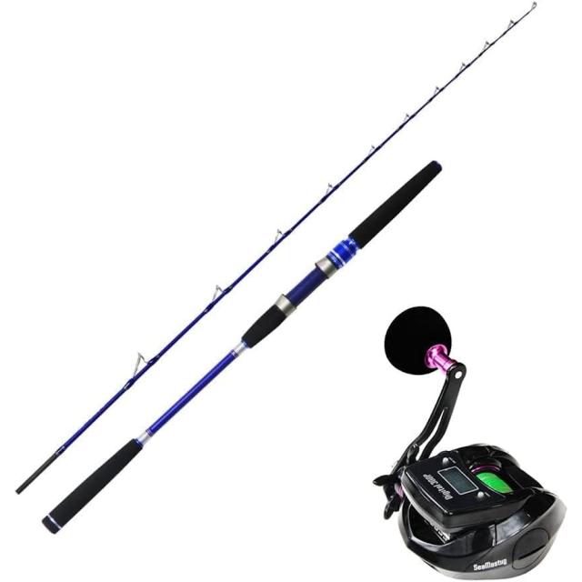 シーマスタッグ EXソリッド船165デジタルセット(100−200)(ori-funeset183)| 船竿 真鯛 落とし込み メバル 船 フカセ 青物 船 ヒラメ 釣りPEライン付