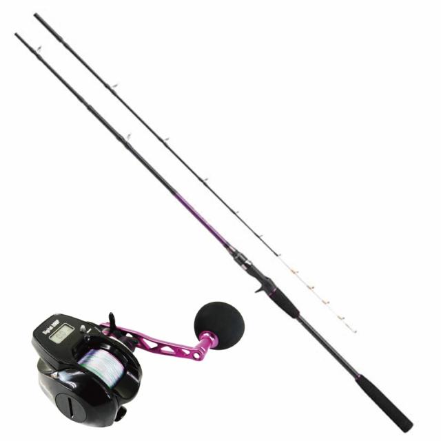 セルフォートタチウオテンヤデジタルリールセット 180(ori-funeset273)｜PROMARINE セルフォートタチウオテンヤ 180M(hd-316185) 180MH(hd-316192)＆SeaMastug Digital 200P PEライン0.8号200m付き (ori-957676) テンヤタチウオ 船釣り タチウオ