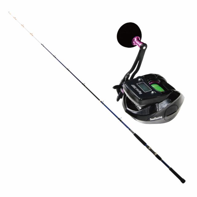 並継小物船竿 マルチプラスIT400 30号-270 Fujiガイド搭載&SeaMastug Digital 300P PEライン2号200m付きセット(ori-funeset468)｜ライトゲーム ライト五目 万能船竿 アジ釣り メバル釣り イサキ釣り 船メバル 真鯛釣り 真鯛 マダイ ライト泳がせ 船釣り