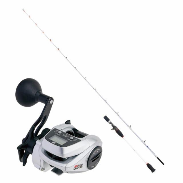 ディープアミティ ライトゲーム 195M＆アブガルシア FUNE DLC MHP 右ハンドルセット(ori-funeset701)｜船釣り ライトゲーム マダイ タチウオ ヒラメ アマダイ デジタルカウンター 青物 ディープアミティ ライトゲーム 195M 15-80号 船万能 カーボンロッド 船竿