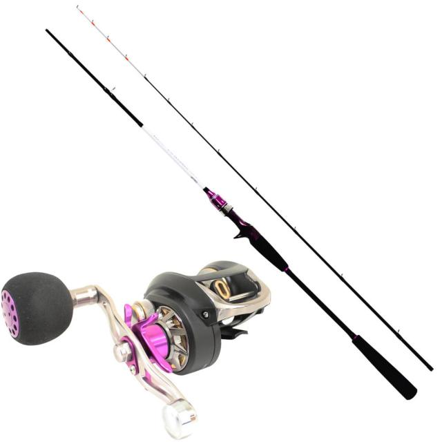 フライデー タイラバ662M＆スポーツライン CC ベイト BJ100H セット (ori-funeset695)｜フライデー おり釣具 タイ タイラバ セット ロッド リール 明石 和歌山 日本海 乗っ込み鯛 鯛