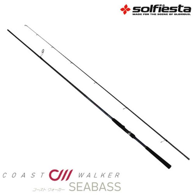 solfiesta シーバスロッド コーストウォーカー シーバス S862ML(solf-031746)｜シーバス スズキ ルアー ワーム プラグ ロッド 釣竿 汽水 魚 フィッシング サーフ 磯 釣り 釣具 おり 入門者 初心者 ビギナー 太刀魚 タチウオ ワインド