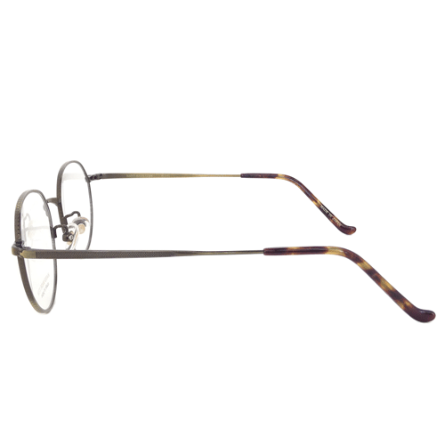 NOVA(ノバ) メガネ H-3101 col.5 [AT-GOLD/BR] 49mm 日本製 HAND