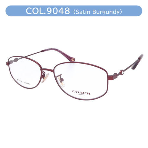 COACH コーチ メガネ HC5144TD col.9048/9407/9410 52mm チタン 正規品 保証書付き 3color