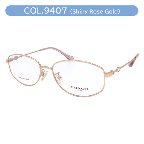 COACH コーチ メガネ HC5144TD col.9048/9407/9410 52mm チタン 正規品 保証書付き 3color