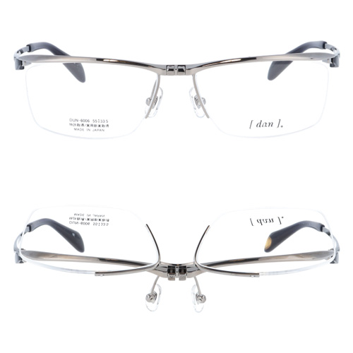 dun ドゥアン 跳ね上げメガネ DUN-6006 col.3/4/5/15/17/27 55mm 日本 鯖江製 6color