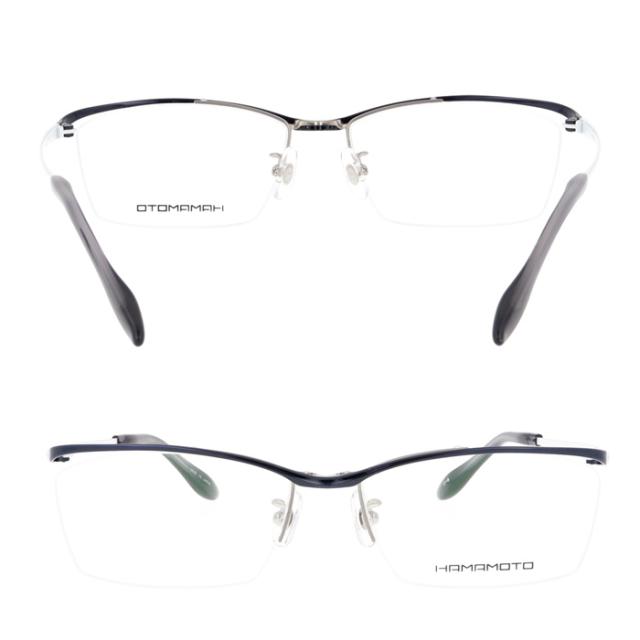 HAMAMOTO ハマモト メガネ HT-135 C-1/2/3/4 57mm 日本製 チタン 4color 鯖江