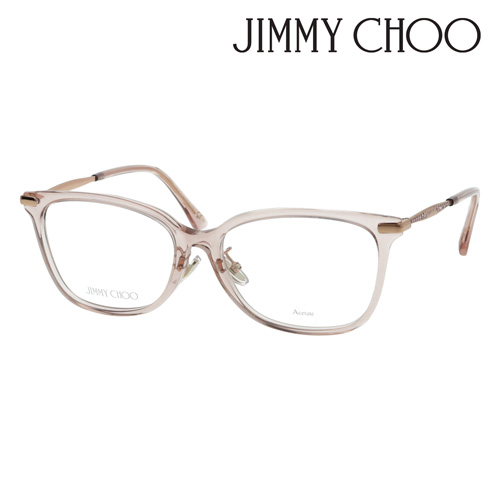 JIMMY CHOO ジミーチュウ メガネ JC307/F col.DDB 54mm スクエア スワロフスキークリスタル