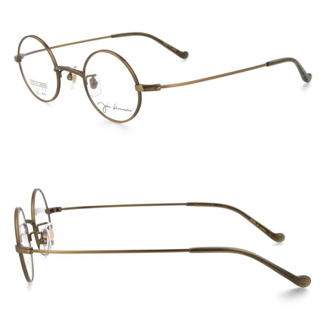 John Lennon ジョンレノン メガネ JL-1124 col.3/4 40mm 日本製 TITANIUM 丸メガネ 2color