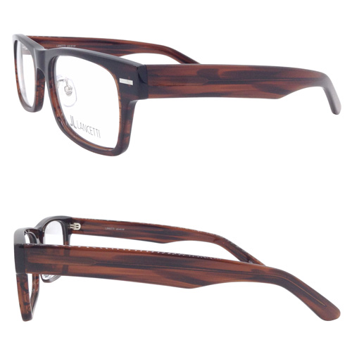 LANCETTI ランチェッティ メガネ LS-K11F col.1/2 58mm 62mm 大きいサイズ ビッグサイズ ロングテンプル ワイド 紳士 2color 2size