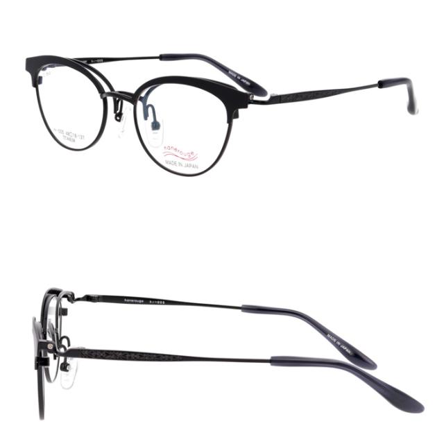 hanerouge ハネルージュ 跳ね上げメガネ hr-005 C-1/2/3/4 48mm 日本製 4color TITANIUM