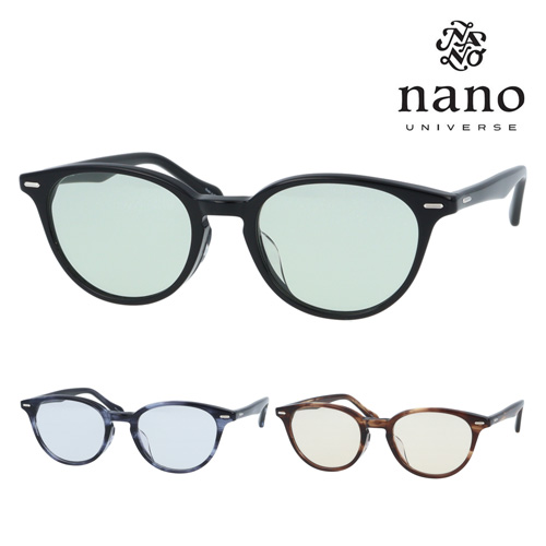 nano UNIVERSE ナノユニバース サングラス NUS-122 col.1/2/3 49mm 紫外線 UVカット 国内正規品 保証書付