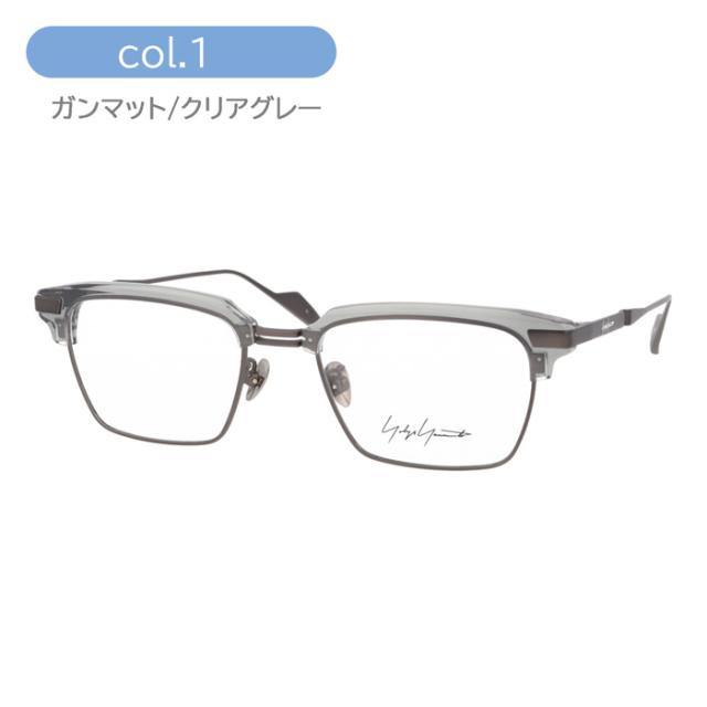 YOHJI YAMAMOTO ヨウジヤマモト メガネ 19-0088 col.1/2/3 52mm チタン Titanium 日本製 3color