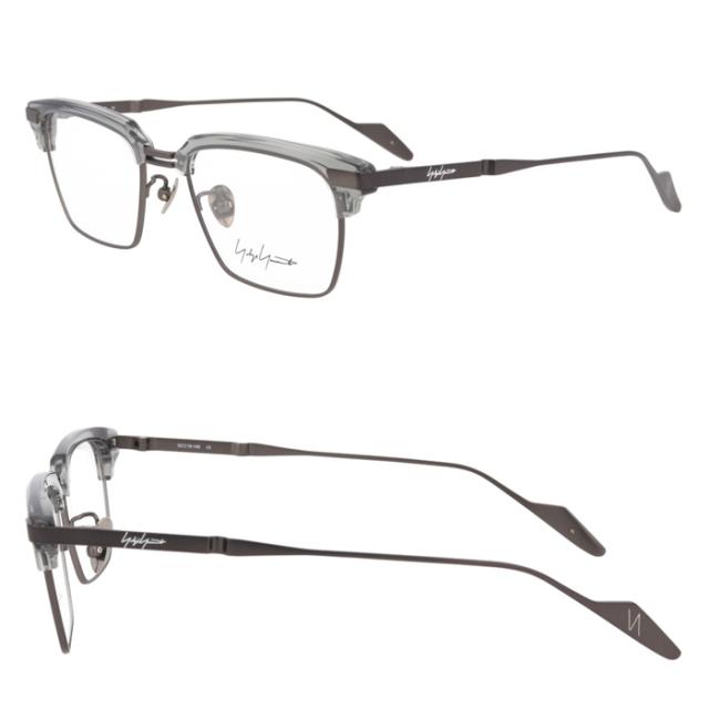 YOHJI YAMAMOTO ヨウジヤマモト メガネ 19-0088 col.1/2/3 52mm チタン Titanium 日本製 3color