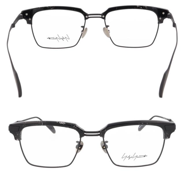 YOHJI YAMAMOTO ヨウジヤマモト メガネ 19-0088 col.1/2/3 52mm チタン Titanium 日本製 3color
