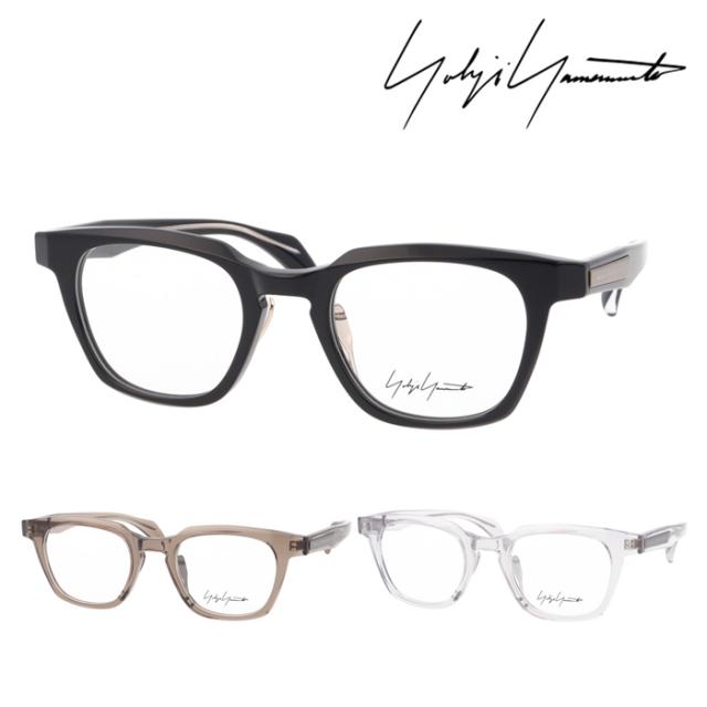 YOHJI YAMAMOTO ヨウジヤマモト メガネ 19-0092 col.1/2/3 49mm チタン Titanium 日本製 3color