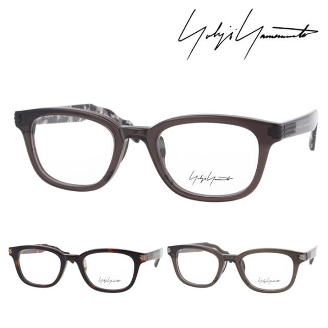 YOHJI YAMAMOTO ヨウジヤマモト メガネ 19-0103 col.1/2/3 51mm 日本製 3color