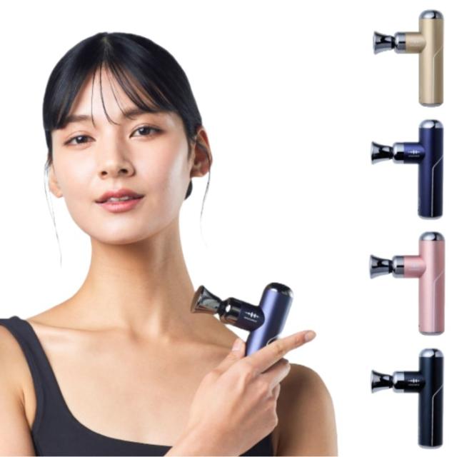 wave wave FASCIAL RELEASE GUN LITTLE wave2301-gl フェイシャル リリースガン リトル ４種類のアタッチメント付き 美容家電