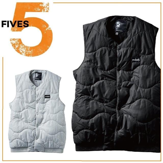 (フルセット) ファイブス FIVES ヒーター付インナーベスト FU21H43 専用バッテリー付 電熱ベスト 電熱ウェア おしゃれ かわいい アウトドア