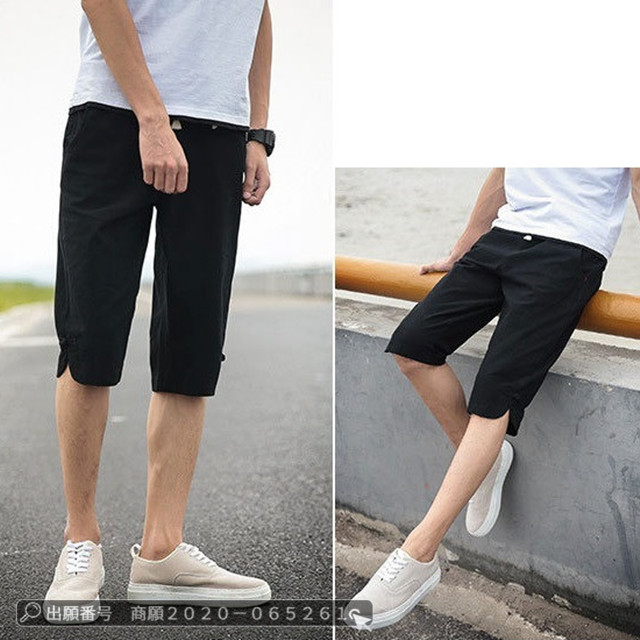 赤字覚悟 送料無料 リネンパンツ 綿麻 ハーフパンツ 七分パンツ 薄手