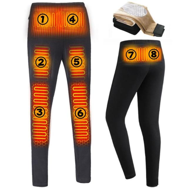 【大特価】電熱パンツ 発熱パンツ 電熱インナーパンツ ヒーターパンツ  暖パン ヒーターズボン 加熱 裏フリース ストレッチ 電熱アンダーウェア ヒーターズボン 防寒