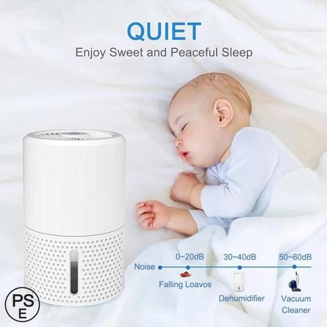 【大特価】除湿機 32オンス(900Ml)の自動シャットオフ付き 家庭用 除湿機 寝室 バスルーム RVなど用のスマートコンパクト 家庭用および 地下室用の240平方