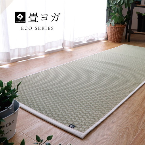 『代引不可』イケヒコ 畳ヨガマット PLAIN 約66×185cm ナチュラル [ ヨガマット 国産 い草 畳 ヨガ ]『送料無料（一部地域除く）』