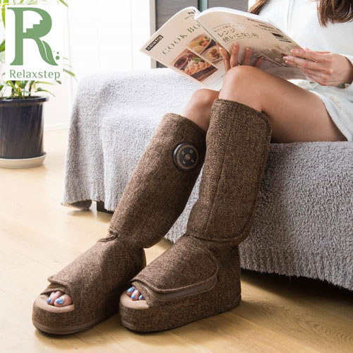 『取寄品』『管理医療機器』 NAIPO フットマッサージャー リラクステップ ブラウン EMK-714 マッサージ器 マッサージ 脚 ふくらはぎ コードレス 歩ける『送料無料（一部地域除く）』