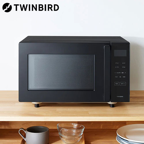 『取寄品』オーブンレンジ 16L フラット 赤外線センサー ブラック DR-E216B ツインバード『送料無料（一部地域除く）』