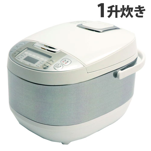 炊飯器 マイコン炊飯ジャー 1升 ホワイト HK-RC1000 炊飯ジャー マイコン 10合 予約 保温 HIRO『送料無料（一部地域除く）』