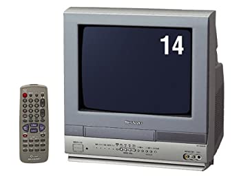 【中古品】SHARP デュエット VT-14GH10 ビデオテレビ(中古品)