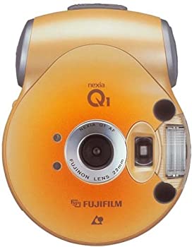 【中古品】FUJIFILM ネクシア Q1 コンパクトカメラ シャイニーオレンジ(中古品)