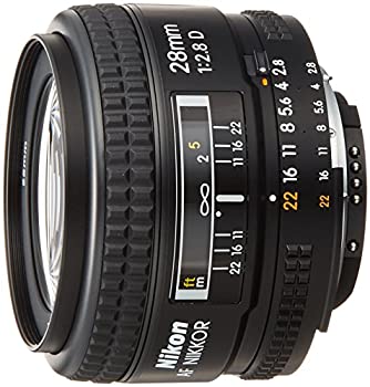 【中古品】Nikon 単焦点レンズ Ai AF Nikkor 28mm f/2.8D フルサイズ対応(中古品)
