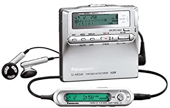 【中古品】Panasonic SJ-MR240-S ポータブルMDプレーヤー シルバー(中古品)