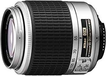 【未使用 中古品】Nikon AF-S DX ズームニッコール ED 55-200mm F4-5.6G シルバー デジタル一(中古品)