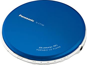 【中古品】松下電器産業 ポータブルCDプレーヤー(ブルー) SL-CT730-A(中古品)