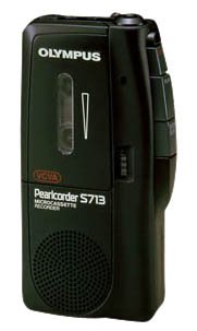 【中古品】OLYMPUS マイクロカセットテープレコーダー パールコーダー S713(中古品)