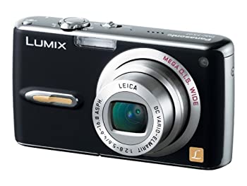 【中古品】パナソニック デジタルカメラ LUMIX FX07 エクストラブラック DMC-FX07-K(中古品)