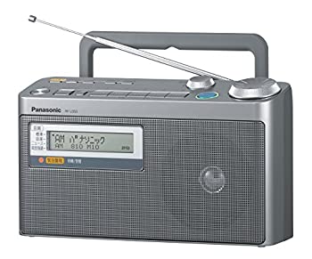 【未使用 中古品】パナソニック FM緊急警報放送対応FM/AM2バンドラジオ RF-U350-S(中古品)