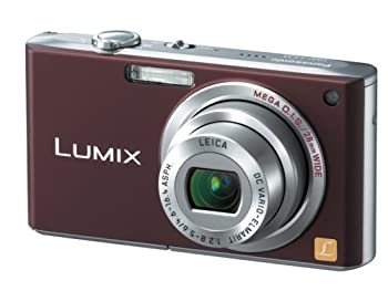 【中古品】パナソニック デジタルカメラ LUMIX (ルミックス) ショコラブラウン DMC-FX(中古品)