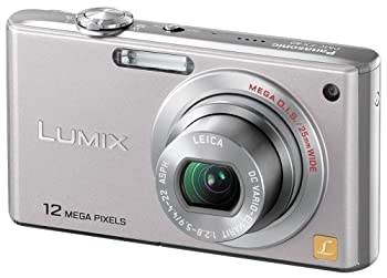 【中古品】パナソニック デジタルカメラ LUMIX (ルミックス) FX40 プレシャスシルバー(中古品)