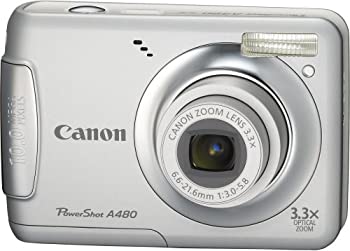 【中古品】Canon デジタルカメラ PowerShot (パワーショット) A480 シルバー PSA480(S(中古品)