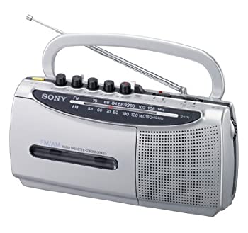 【未使用 中古品】SONY ラジオカセットコーダー E5 シルバー CFM-E5/S(中古品)