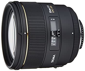 【中古品】SIGMA 単焦点中望遠レンズ 85mm F1.4 EX DG HSM ニコン用 フルサイズ対応 3(中古品)