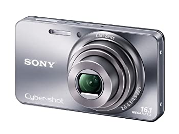 【中古品】ソニー SONY デジタルカメラ Cybershot W570 1610万画素CCD 光学ｘ5 シルバ(中古品)
