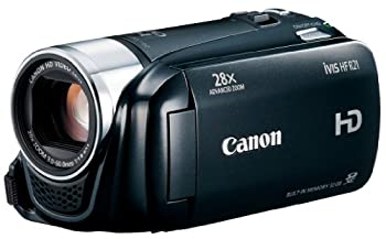 【中古品】Canon デジタルビデオカメラ iVIS HF R21 ブラック IVISHFR21BK 光学20倍  (中古品)