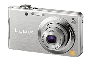 【中古品】パナソニック デジタルカメラ LUMIX FH5 シルバー DMC-FH5-S(中古品)