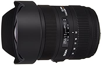 【中古品】SIGMA 広角ズームレンズ 12-24mm F4.5-5.6IIDG HSM シグマ用 フルサイズ対 (中古品)
