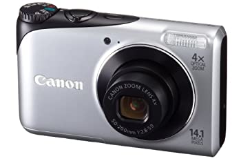 【中古品】Canon デジタルカメラ PowerShot A2200 シルバー PSA2200(SL)(中古品)