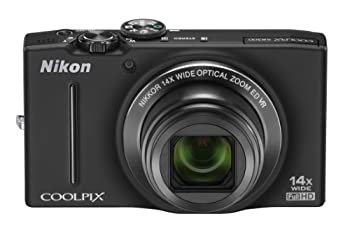 【中古品】Nikon デジタルカメラ COOLPIX (クールピクス) S8200 ノーブルブラック S82(中古品)